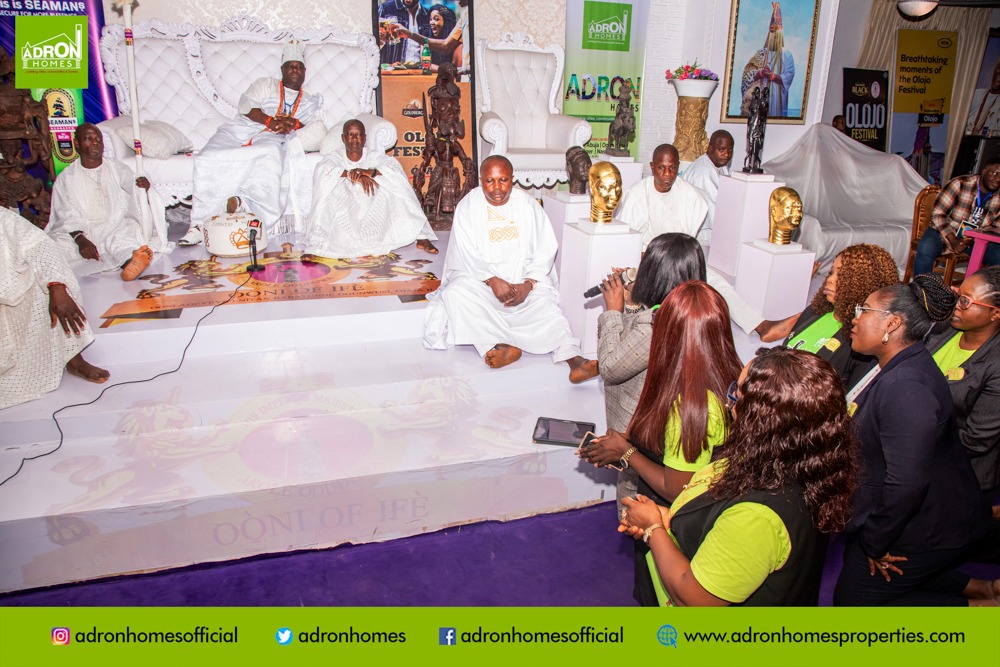 Photos: Adron Homes Visits Ooni, Unveils Partnership For Olojo Festival ...